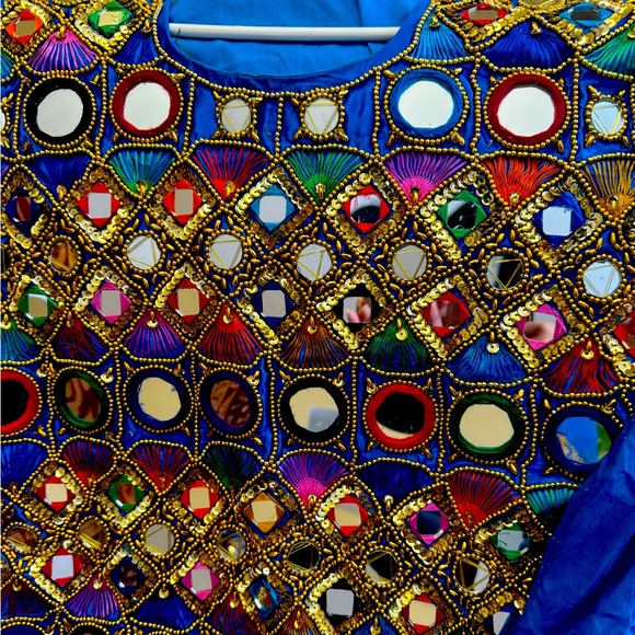 Lehengas | Mirror Work Shararah And Shirt Handmade | Poshmark